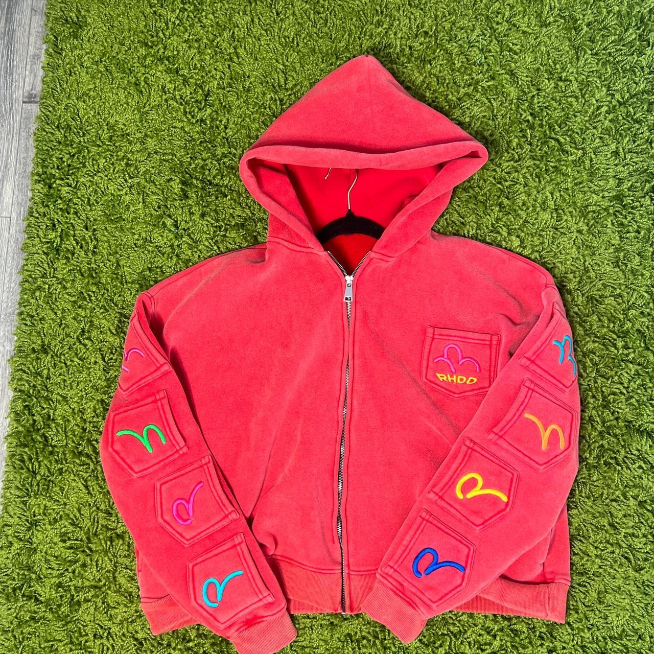 Gv gallery RHDD Washed Lychee zip Size small Worn... - Depop