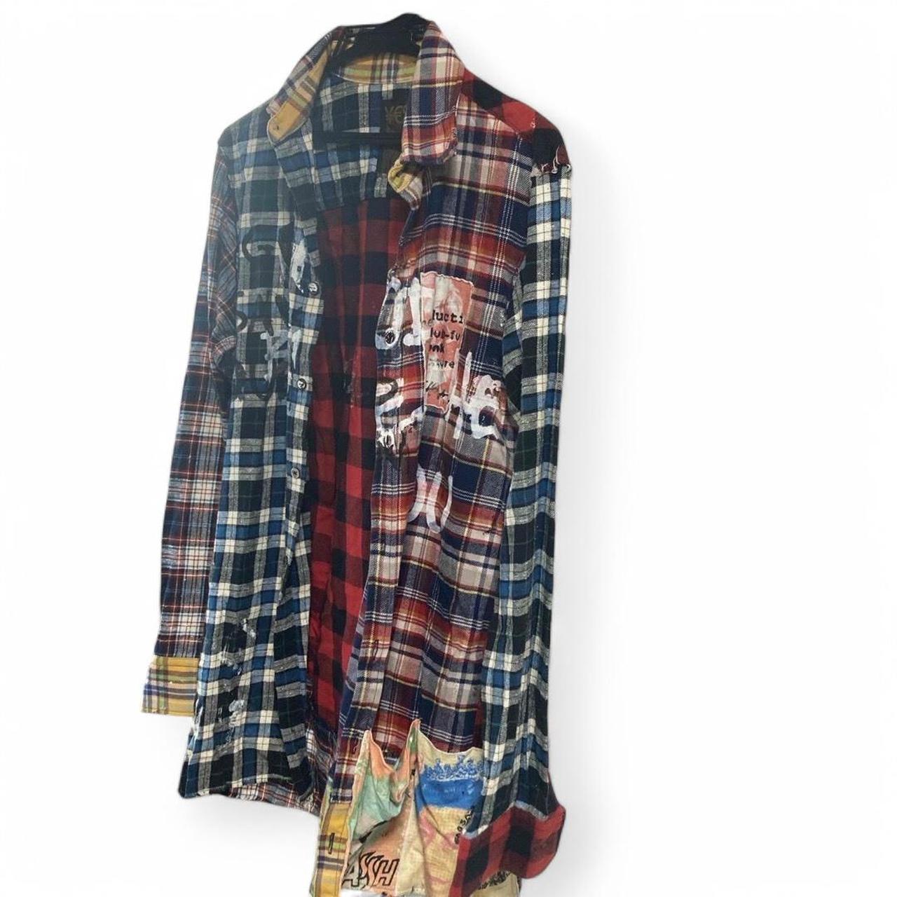 Vintage unique flannel in multiple colors by... | Depop