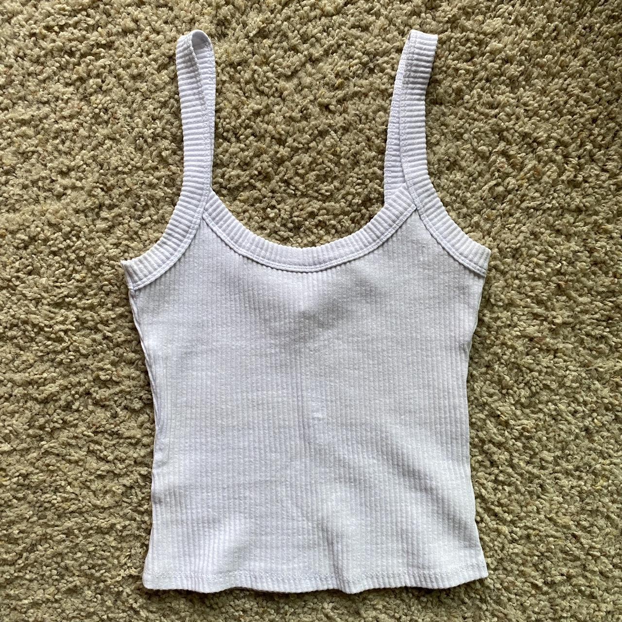 SUPRE WHITE SINGLET NEVER BEEN WORN - Depop