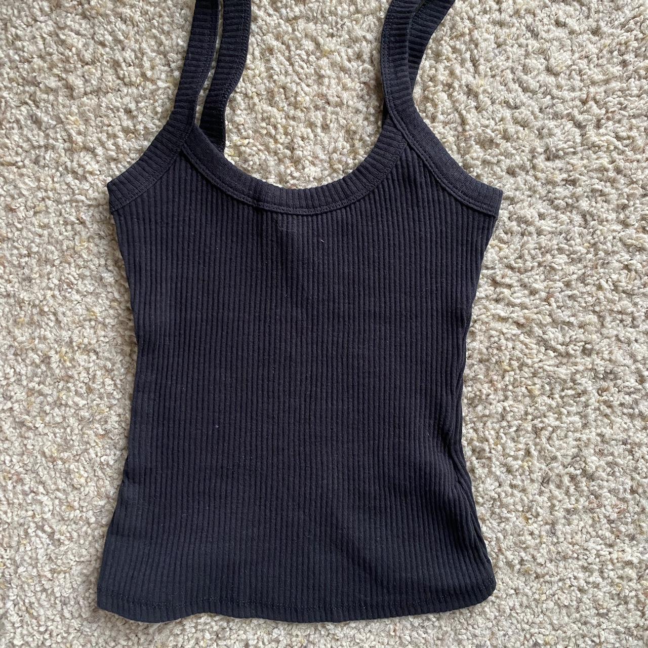 SUPRE BLACK SINGLET NEVER BEEN WORN - Depop