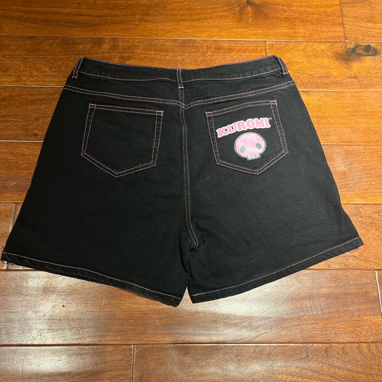 Hello Kitty Kuromi Sanrio Affliction Style y2k black... - Depop