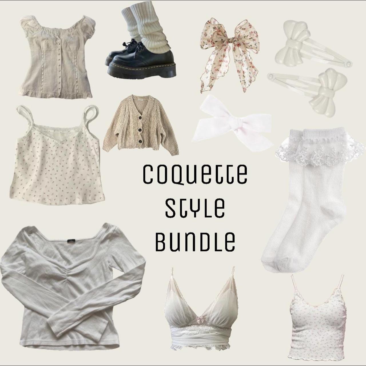 coquette style bundle! read instructions and message... - Depop