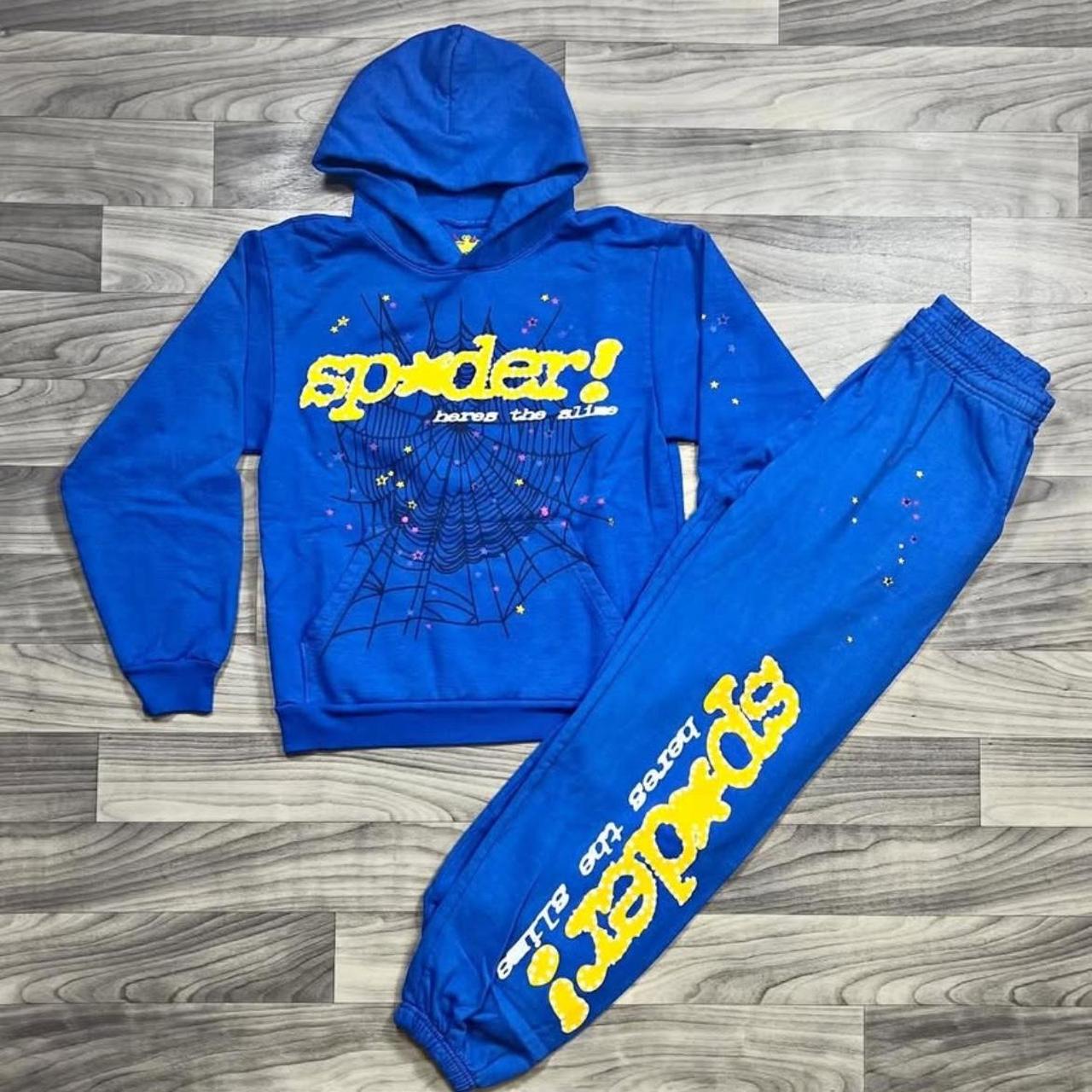 READ DESCRIPTION (BLUE/YELLOW) Blue Spider... - Depop