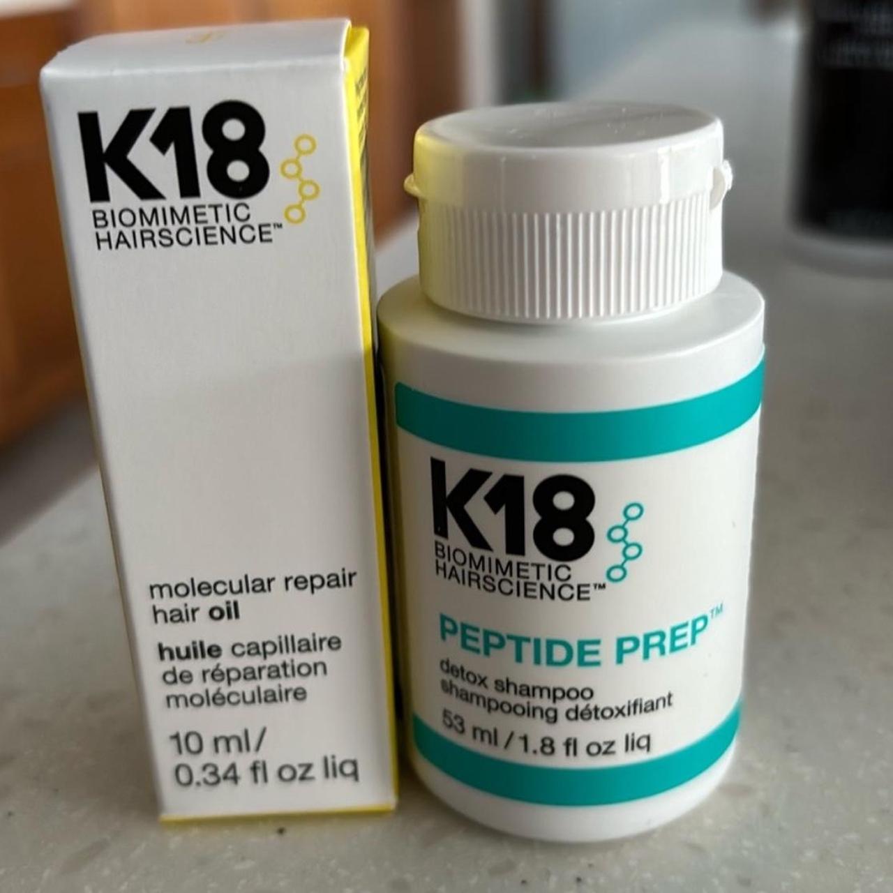 K18 Mini Duo Set Includes: 1.8 OZ Peptide Prep... - Depop
