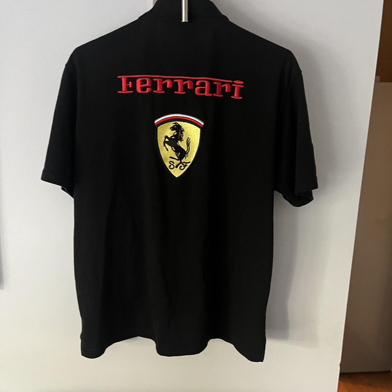 Vintage Ferrari F1 Racing Polo Nice patches🔥 No... - Depop