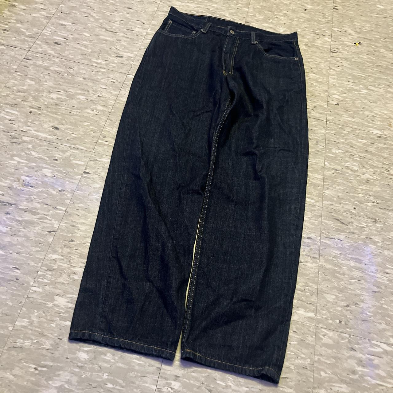 Vintage BAGGY Y2k levi’s 550 jeans CRAZY... - Depop