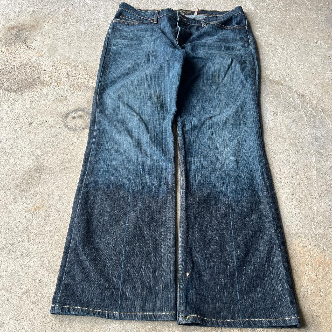 Vintage bootcut jeans Size - 34/31 Leg opening... - Depop