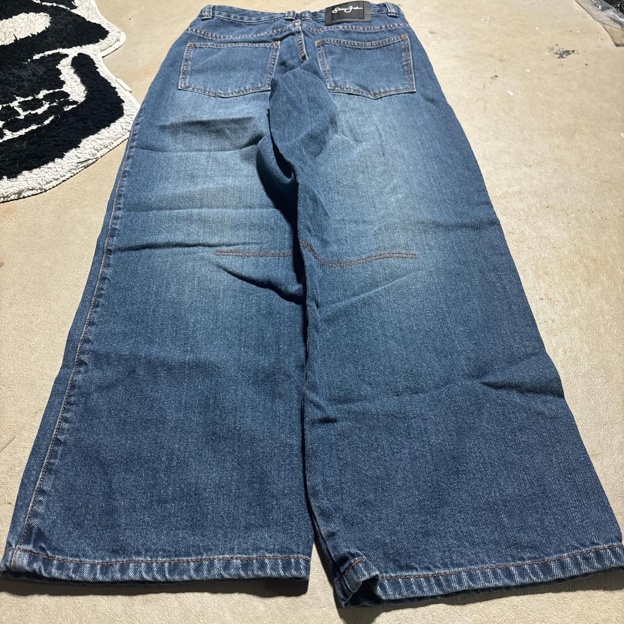 y2k grunge baggy jeans size - 26/27 leg... - Depop