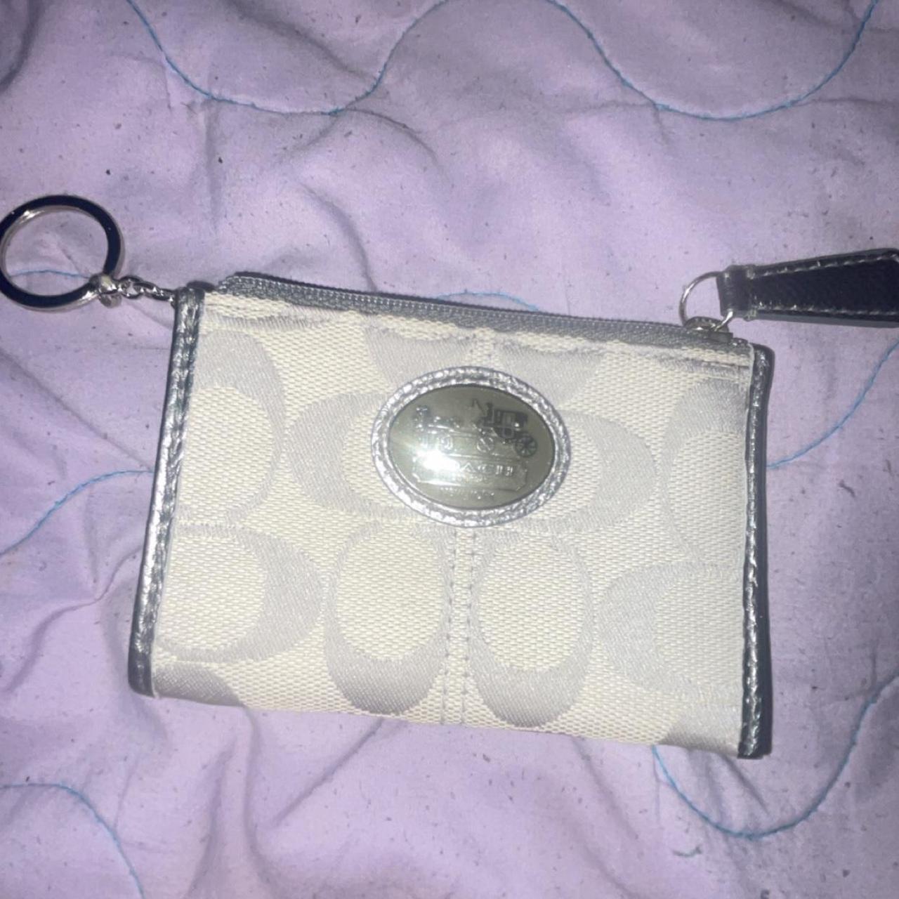 little coach coin purse thingy that has key ring,... | Depop