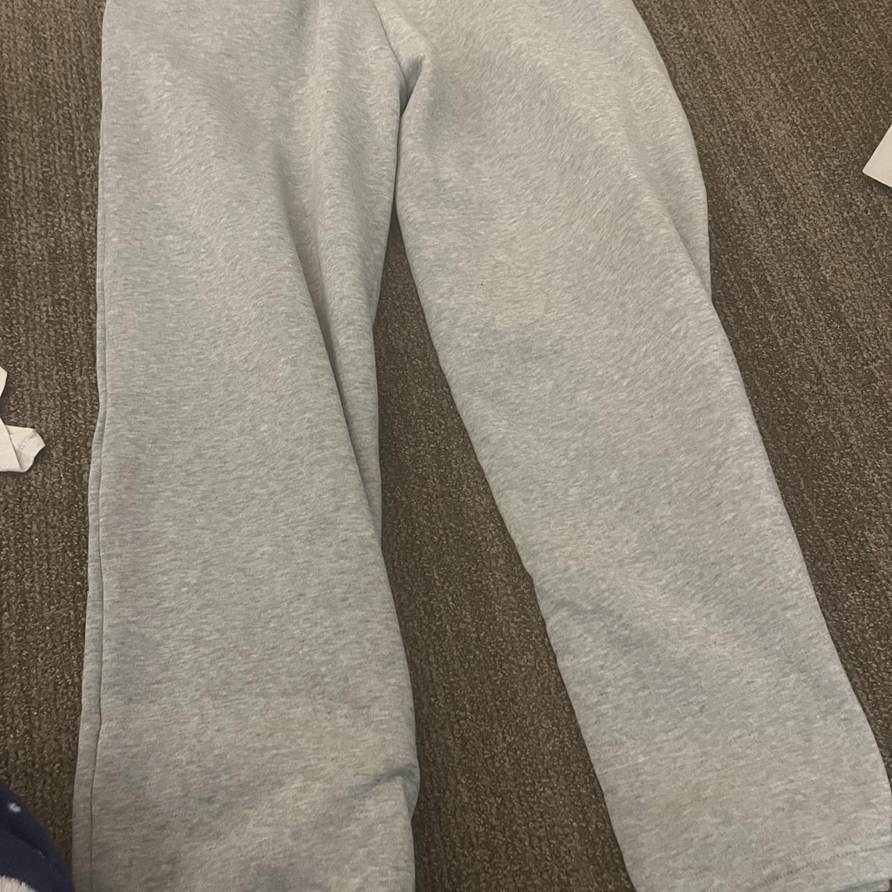 big baggy grey sweats also customizable at the... - Depop