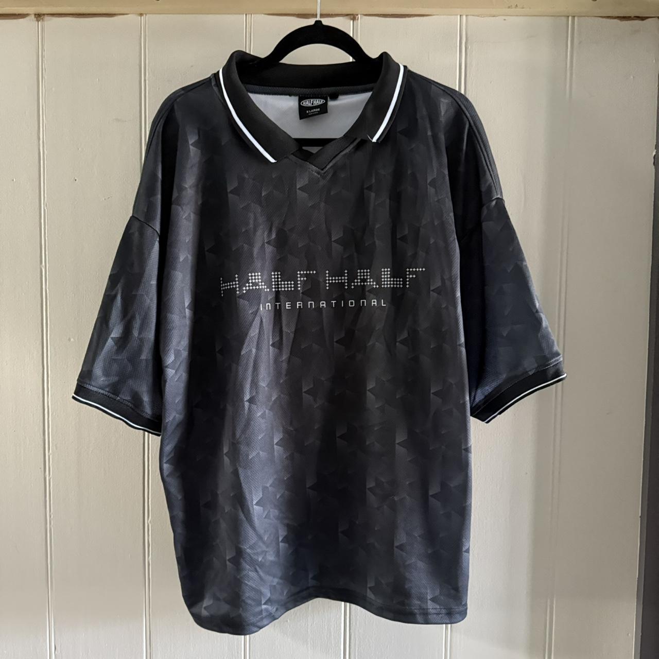 FACTORIE / HALF HALF JERSEY Never worn Boxy fit,... | Depop