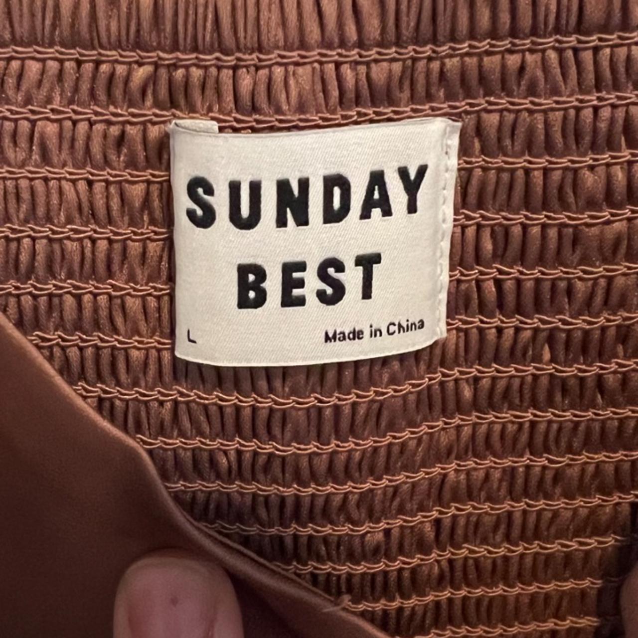 Aritzia Sunday Best chocolate brown crop top - Depop