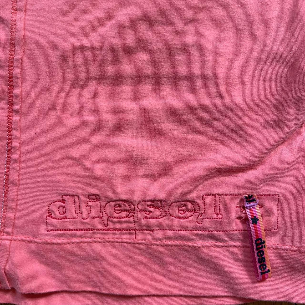 Super cute Diesel coral pink halter top ⭐️ fits best... - Depop