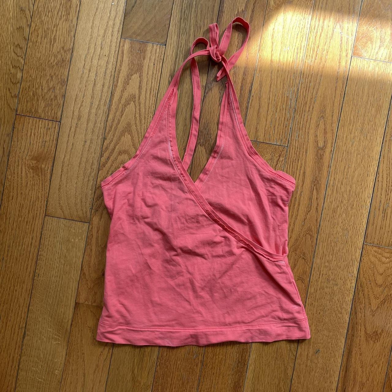 Super cute Diesel coral pink halter top ⭐️ fits best... - Depop