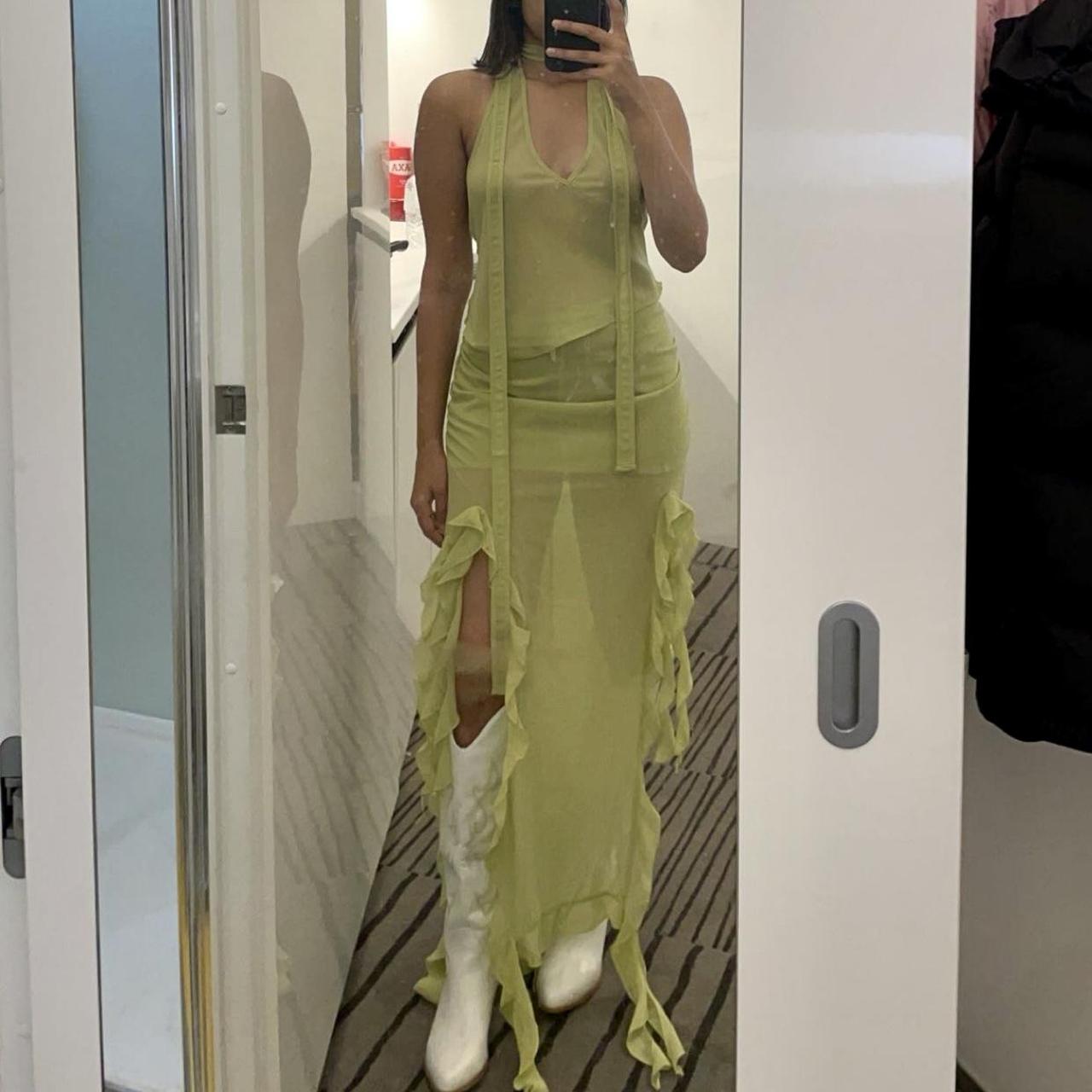 Lioness Rendezvous Lime Summer Co Ord Set Worn once,... - Depop