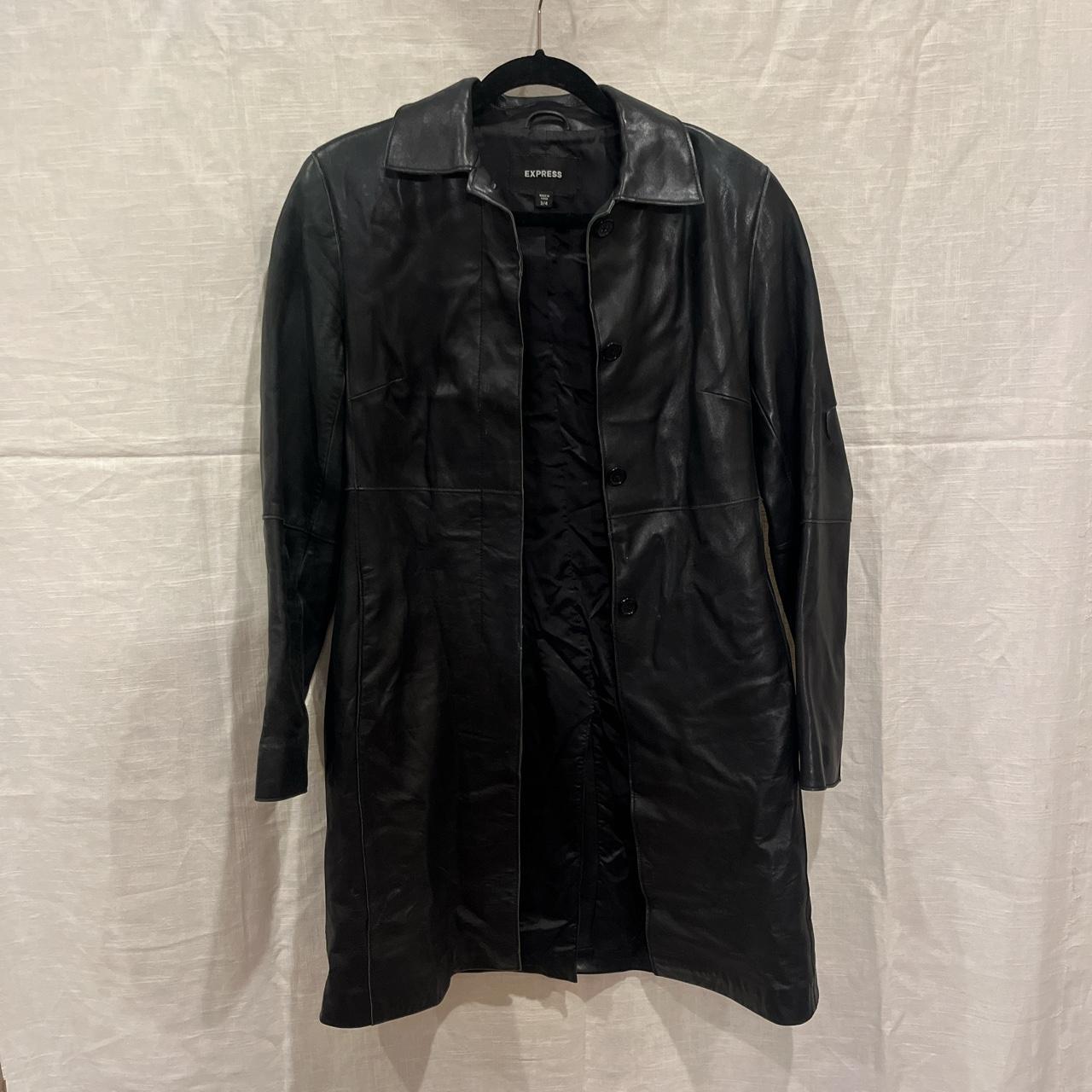 Vintage Express Leather Jacket Super supple... - Depop