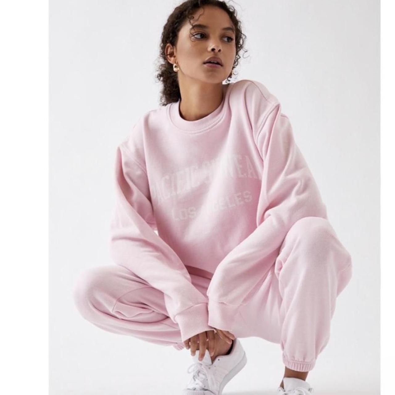 PacSun Pastel Pink Fleece Pacific Sunwear Vintage... - Depop