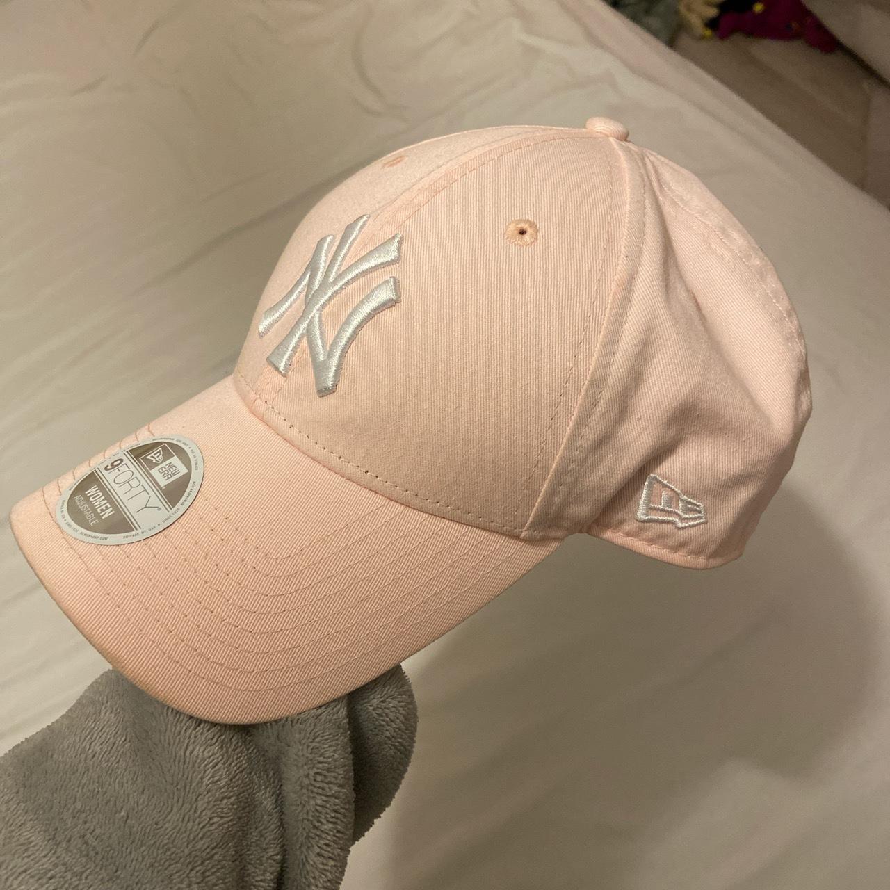 pink new era cap only worn a couple of times all... - Depop