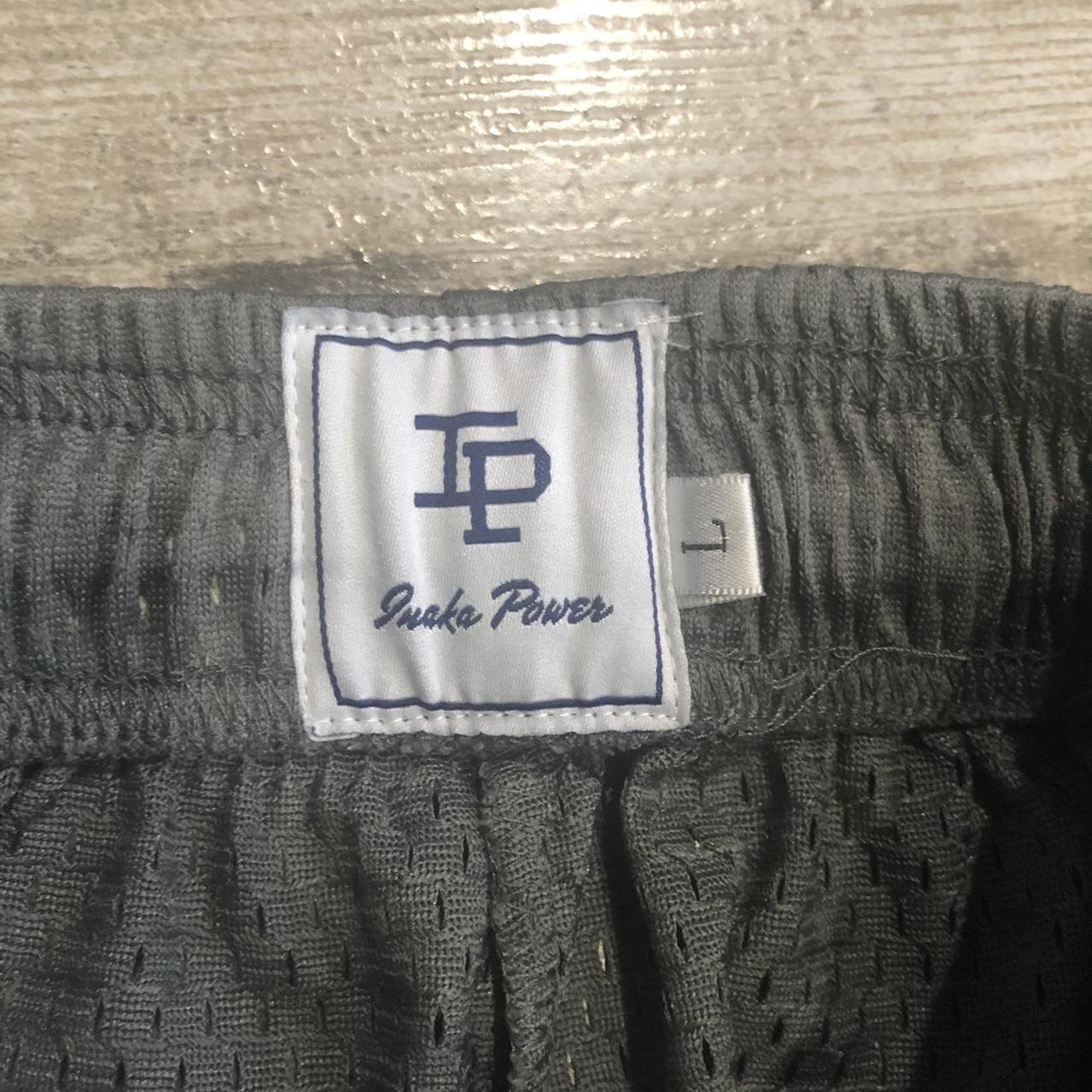 Grey Inaka Power Mesh Shorts Size large 5 inch... - Depop