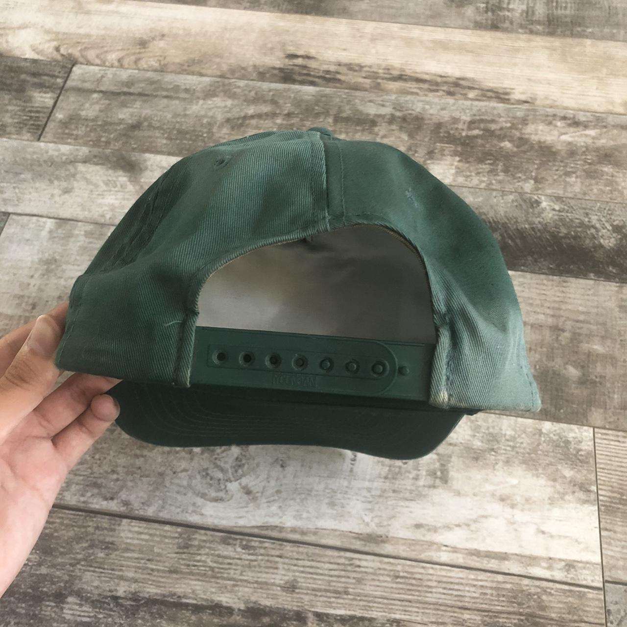 Vintage Forest Green Cedar Glen SnapBack hat... - Depop