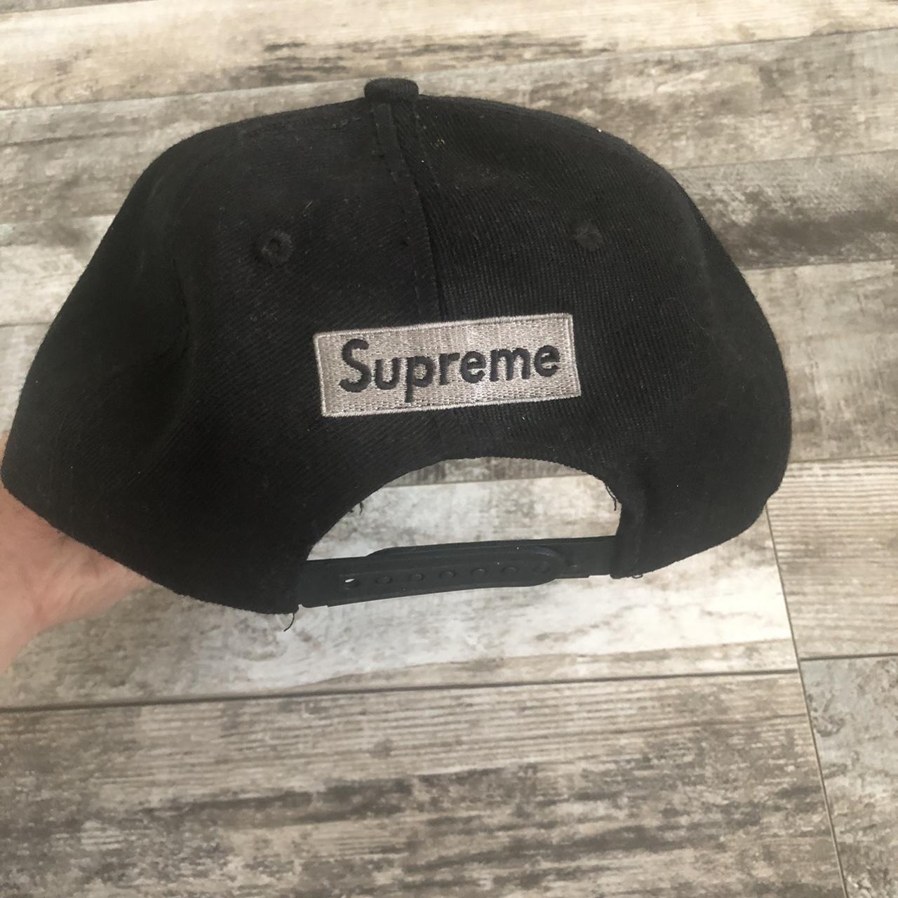 RARE Y2K Black Supreme Snapback Hat Cap #Supreme... - Depop