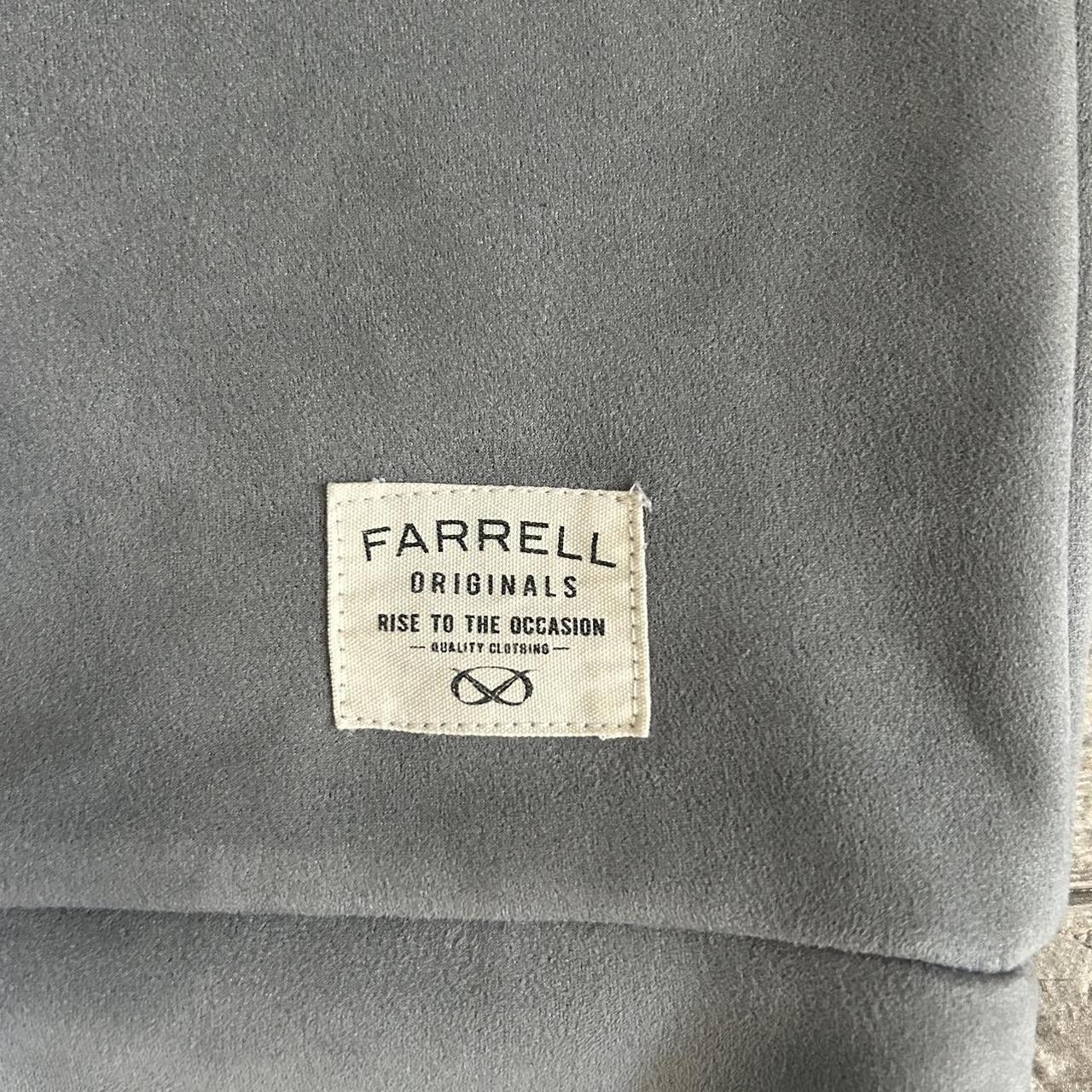 Grey Suede Farrell London Crewneck Sweater Size... - Depop