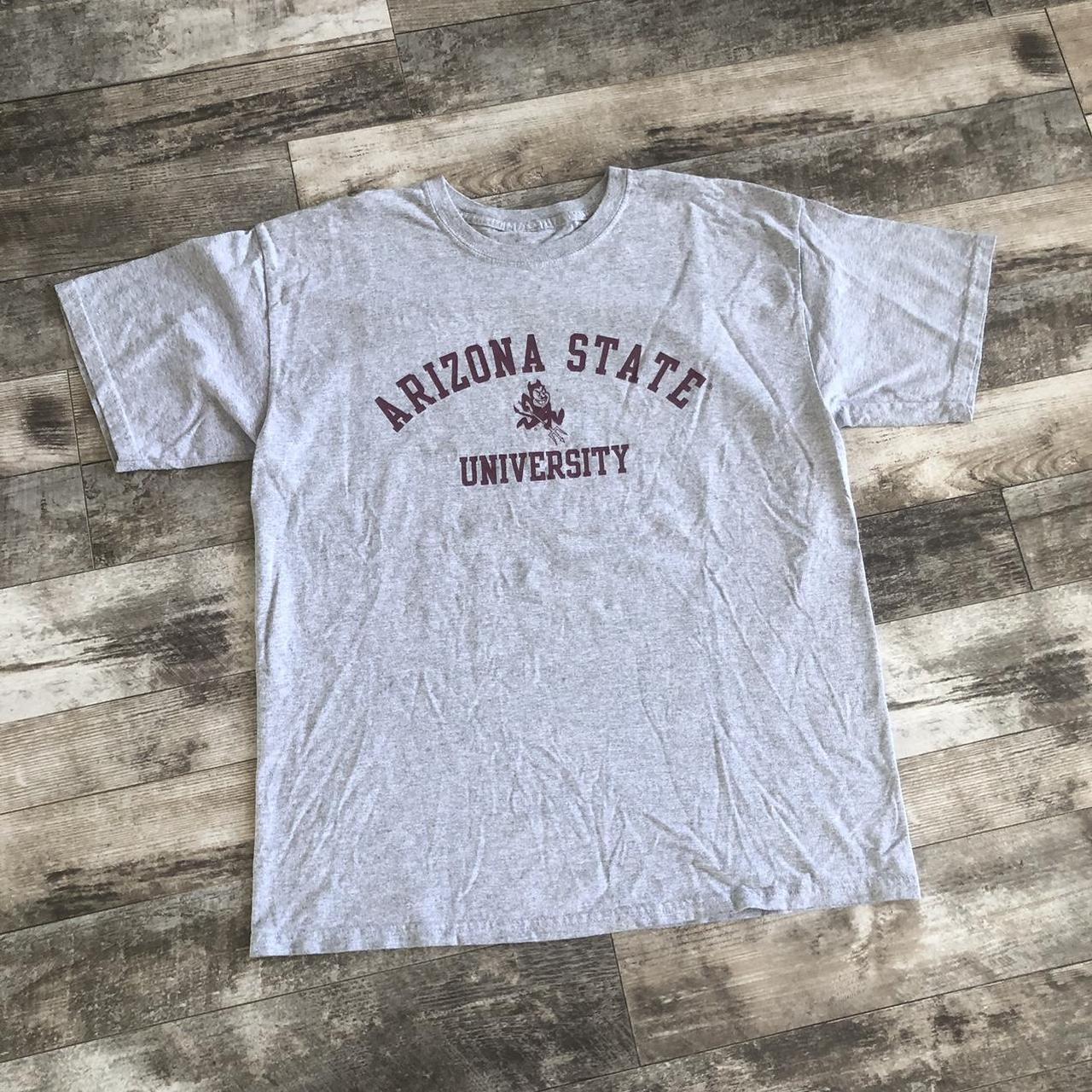 Vintage Grey Arizona State University College... - Depop