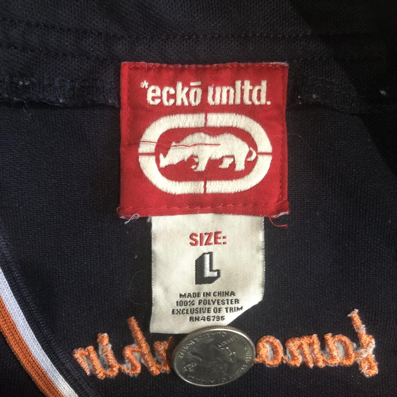 Vintage Y2K Ecko Unltd Baseball Jersey 72 Size... - Depop