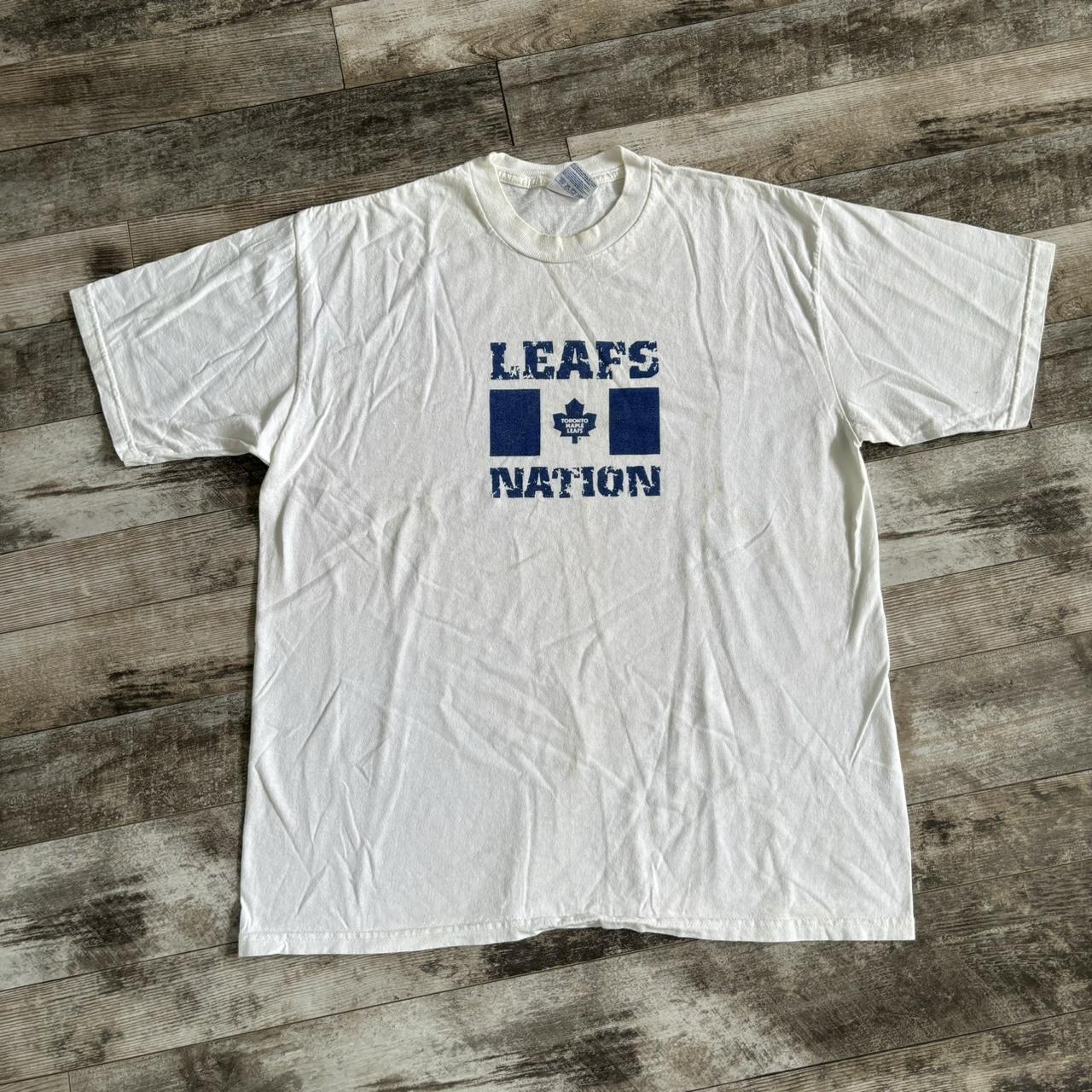 Vintage Y2K Toronto Maple Leafs Nation Hockey NHL... - Depop