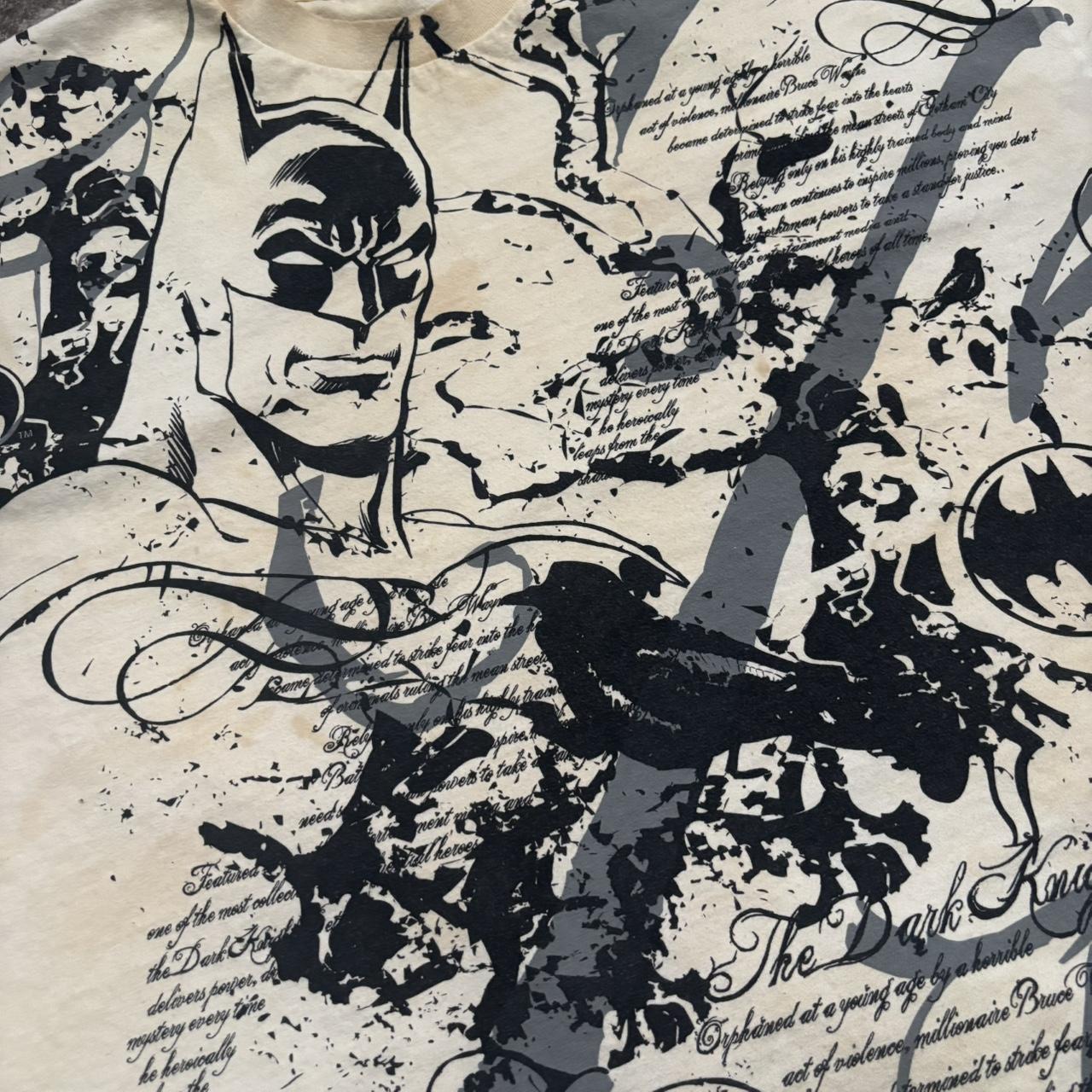 Vintage Y2K Batman The Dark Knight DC AOP Graphic... | Depop