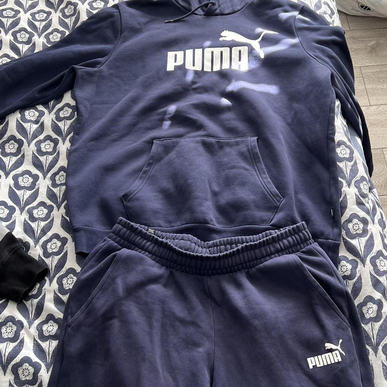 Puma Tracksuit Set Large Hoodie is pretty much... - Depop