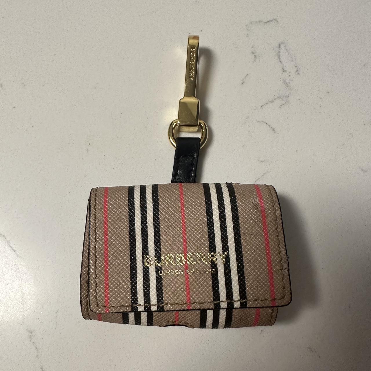 Authentic Burberry airpod case barely ever used but... - Depop