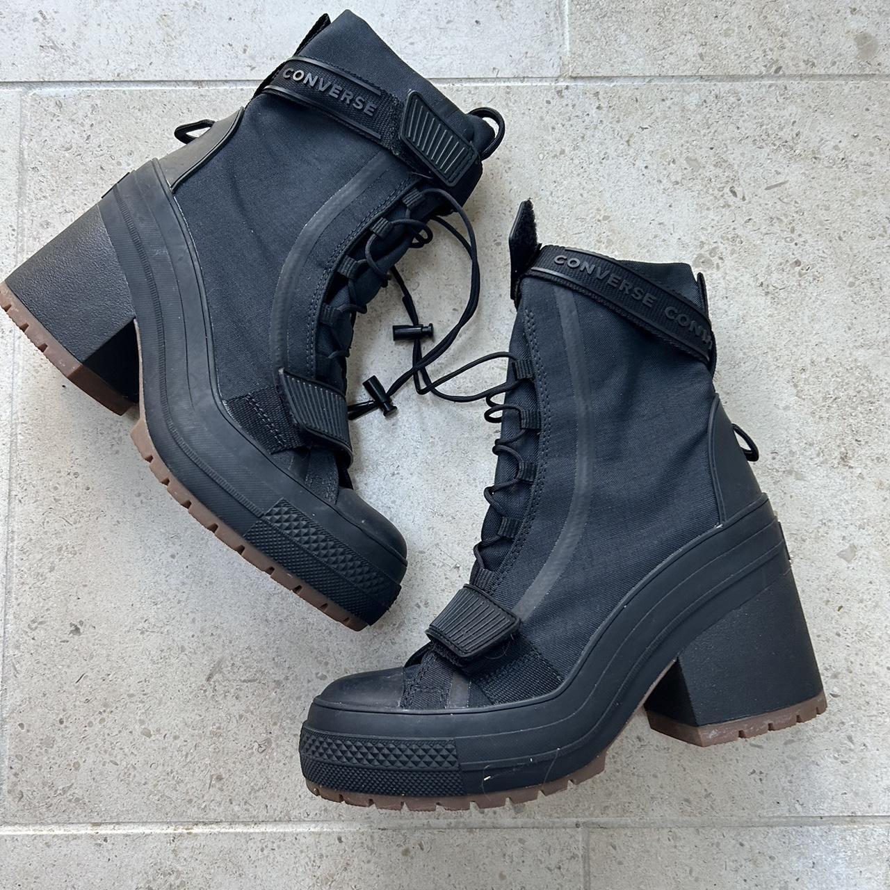 Converse combat/ military style lace up boots 👢... - Depop