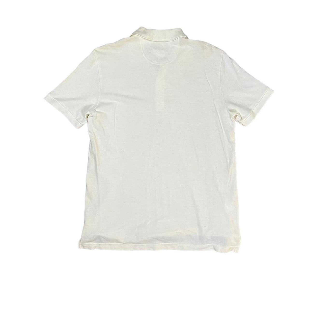 True Vintage mens Lacoste polo shirt white 1990s... - Depop