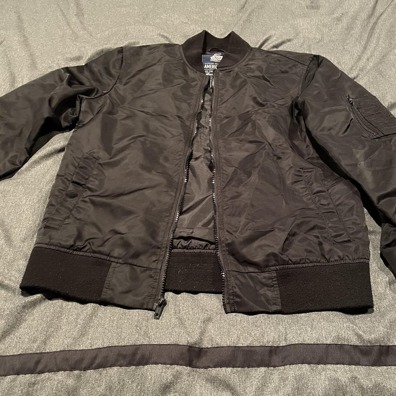 vintage american rag nylon bomber jacket ⋆˙ size S,... - Depop