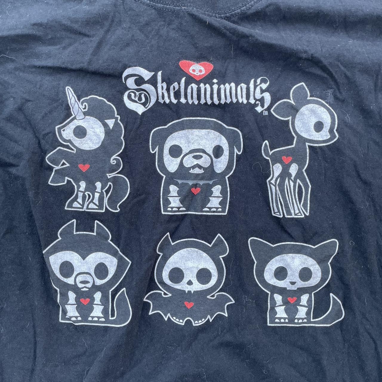 scene skelanimals crew grpahic tee ⋆˙ size XL ... - Depop