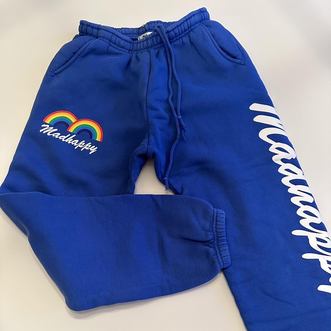 Madhappy rainbow sweatpants. Never worn. - Depop