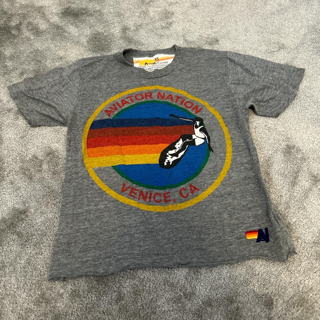 aviator nation tee shirt never worn perfect... - Depop