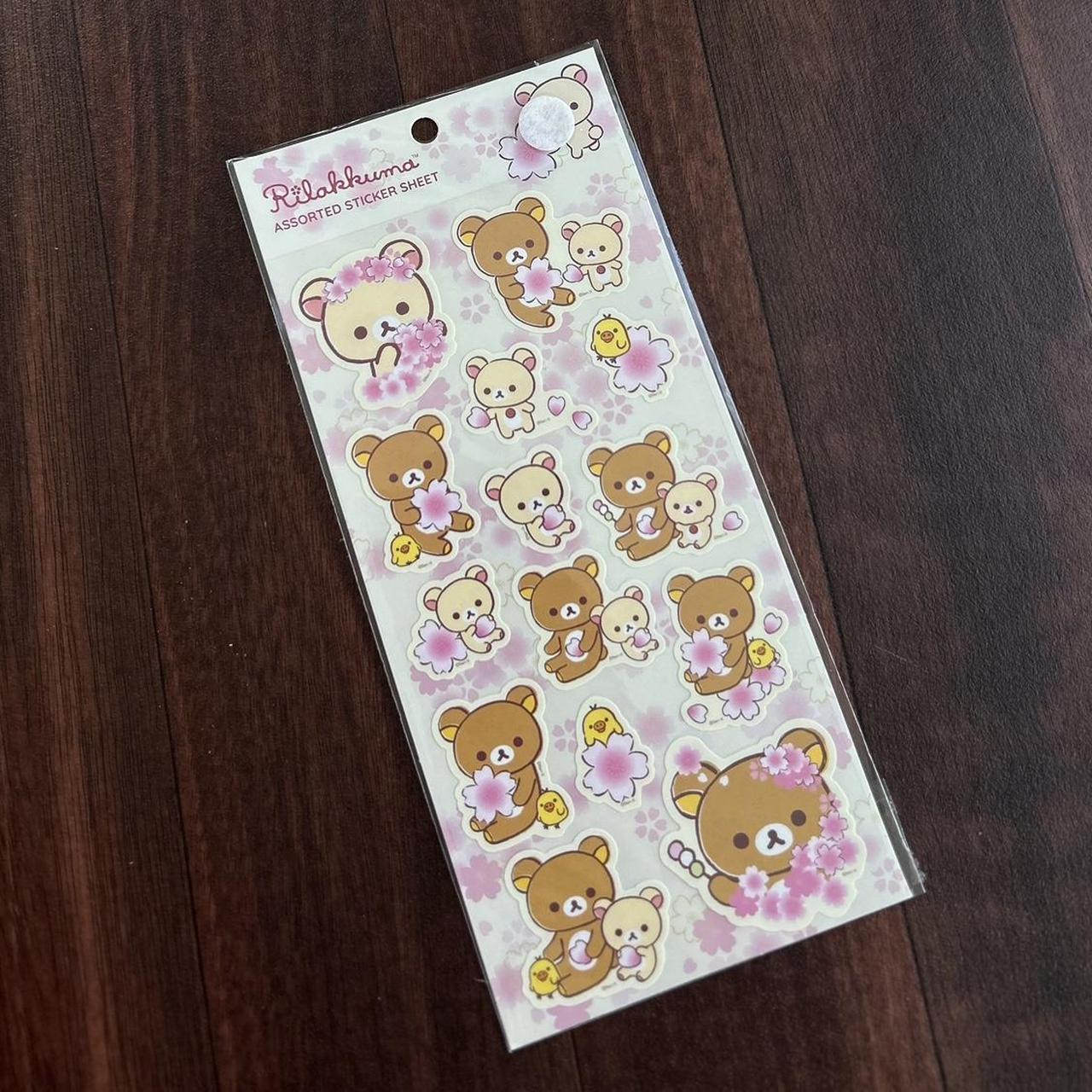 Rilakkuma “Sakura” sticker sheet - great to use on a... - Depop