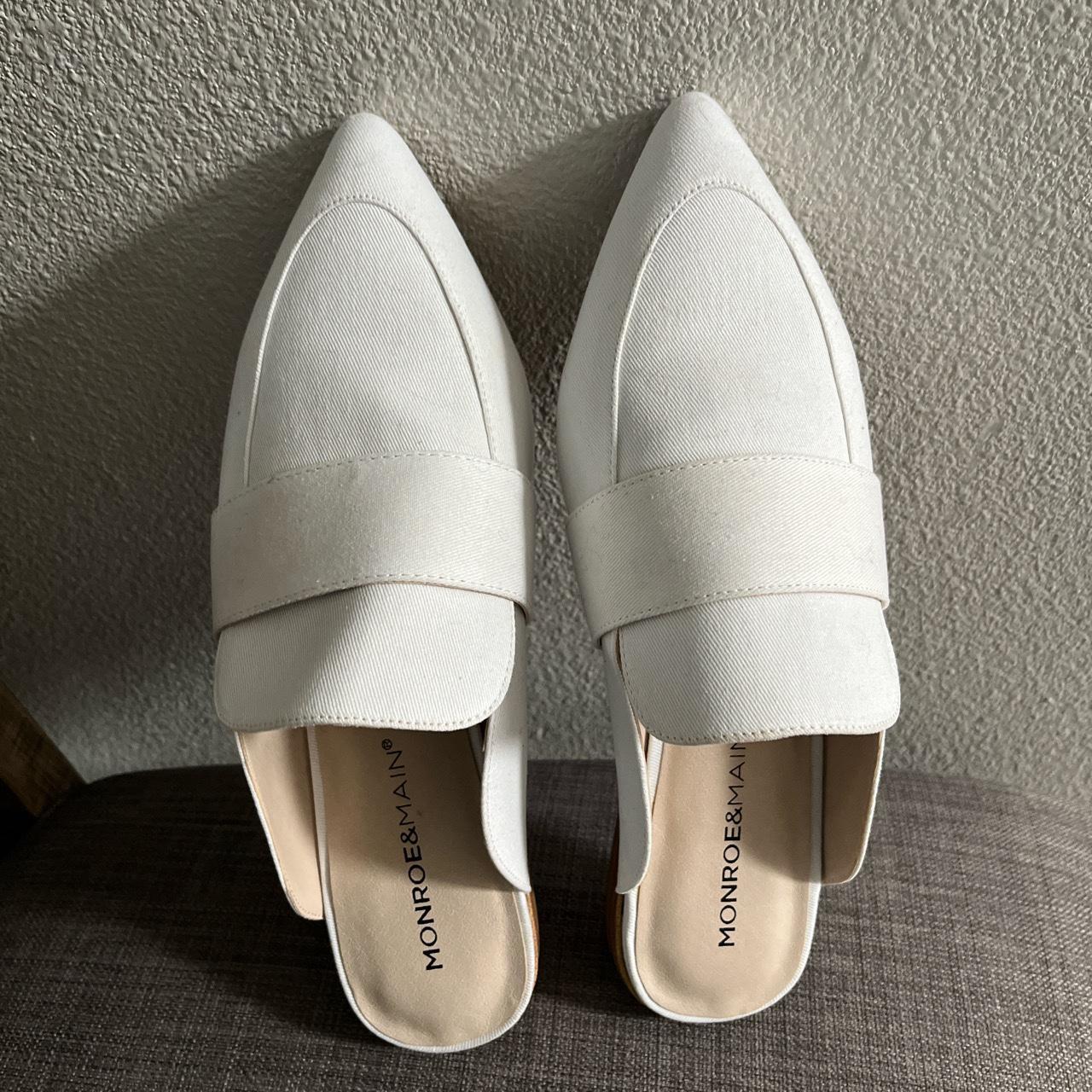 Women's White Slides | Depop