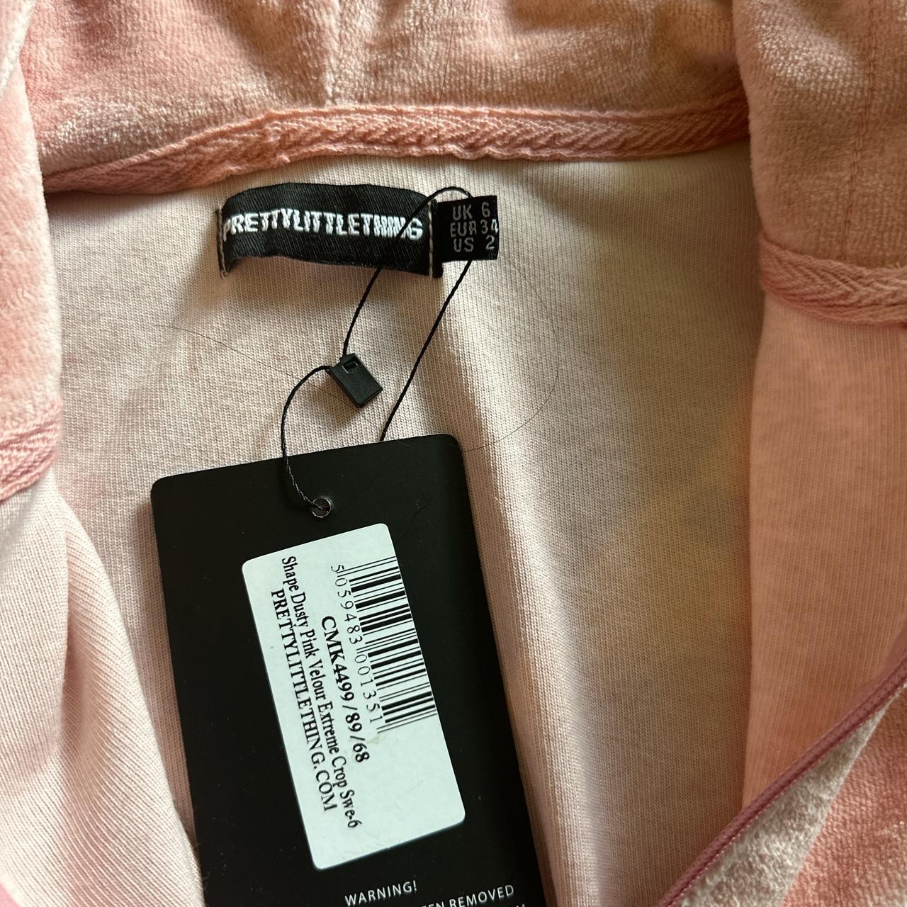 Pink pretty little thing velour set Never... - Depop