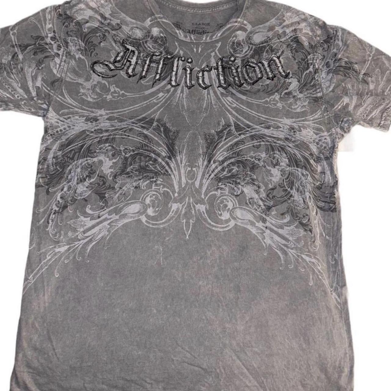 affliction tee shirt (high price bc its a shirt i... - Depop