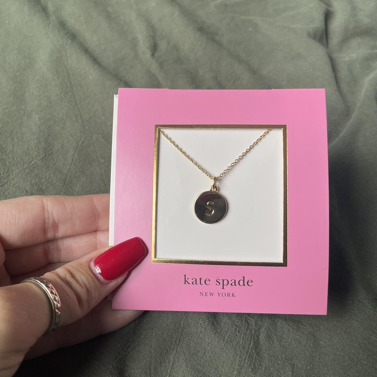 Kate Spade Letter S Necklace Brand new, never worn - Depop