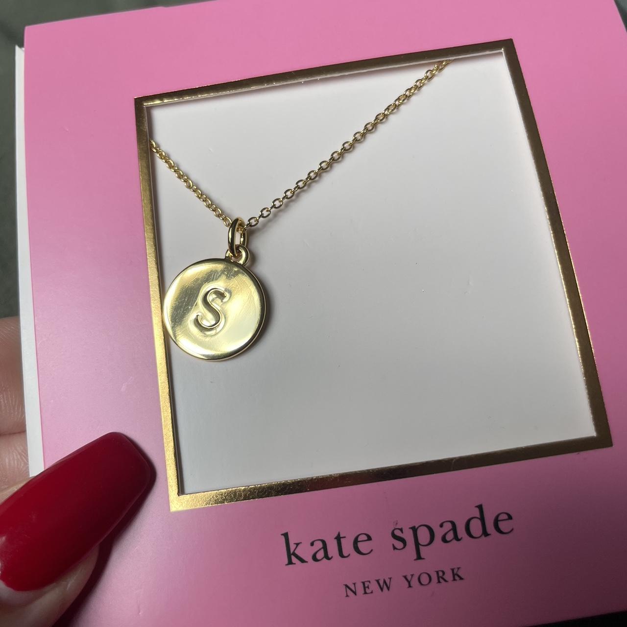 Kate Spade Letter S Necklace Brand new, never worn - Depop