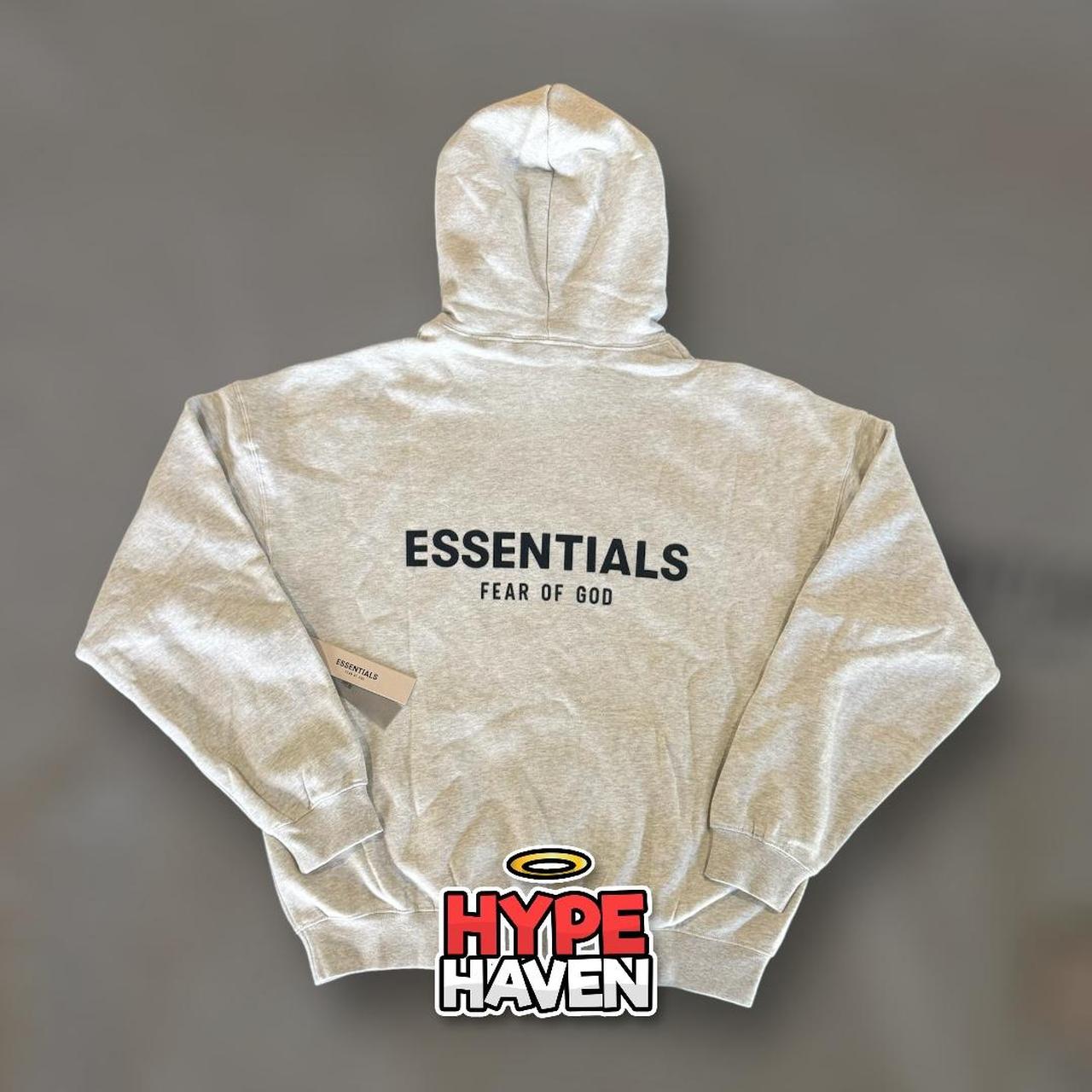 Light Oat Essentials SS22 Hoodie (light grey) BRAND... - Depop