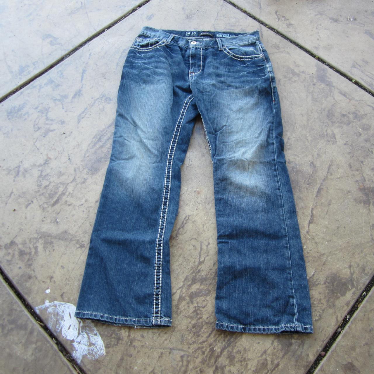 I.N.C, International Concepts embroidered jeans 32x30. - Depop