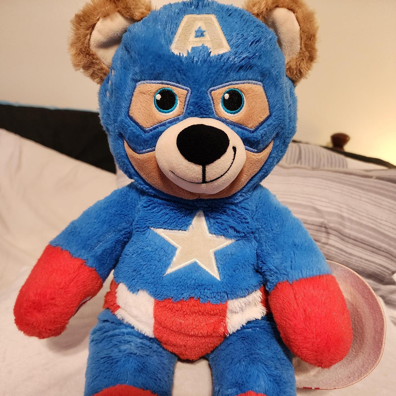 16 inch Marvel Captain America Build A Bear Plush.... - Depop