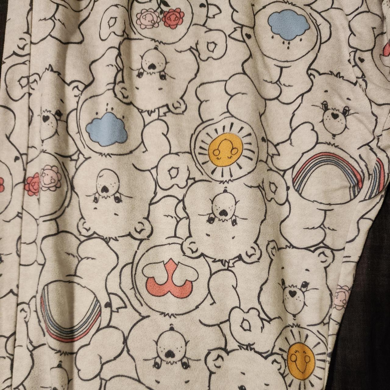 Women's White Care Bears Pajama Pants. Size Large,... - Depop