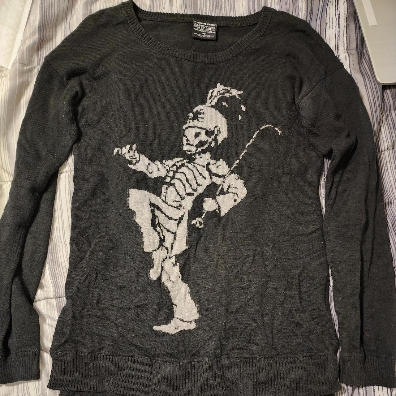 2016 Women's Black My Chemical Romance Band Sweater.... - Depop