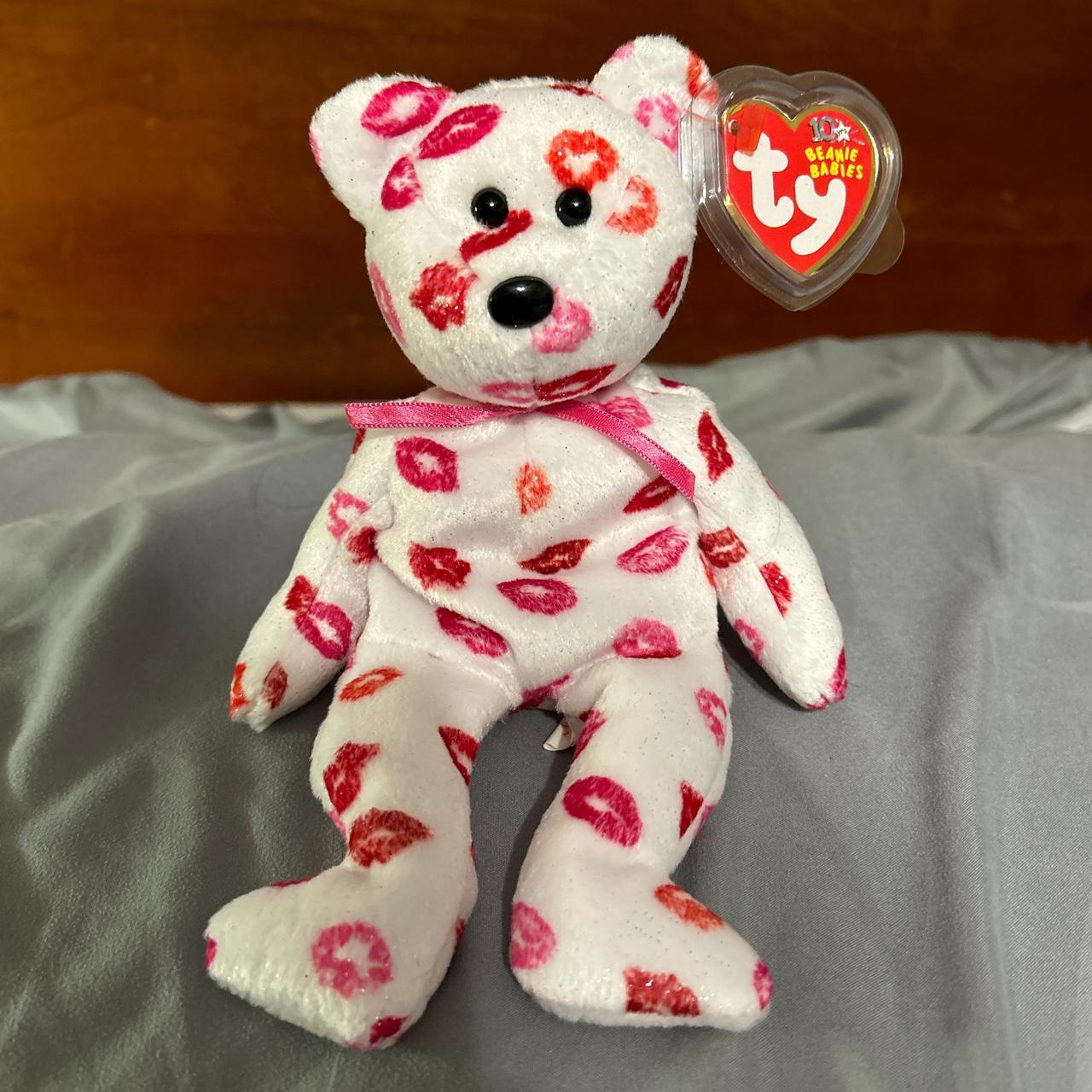 Vintage 2003 Kissy the Bear Ty Beanie Baby. Brand... - Depop